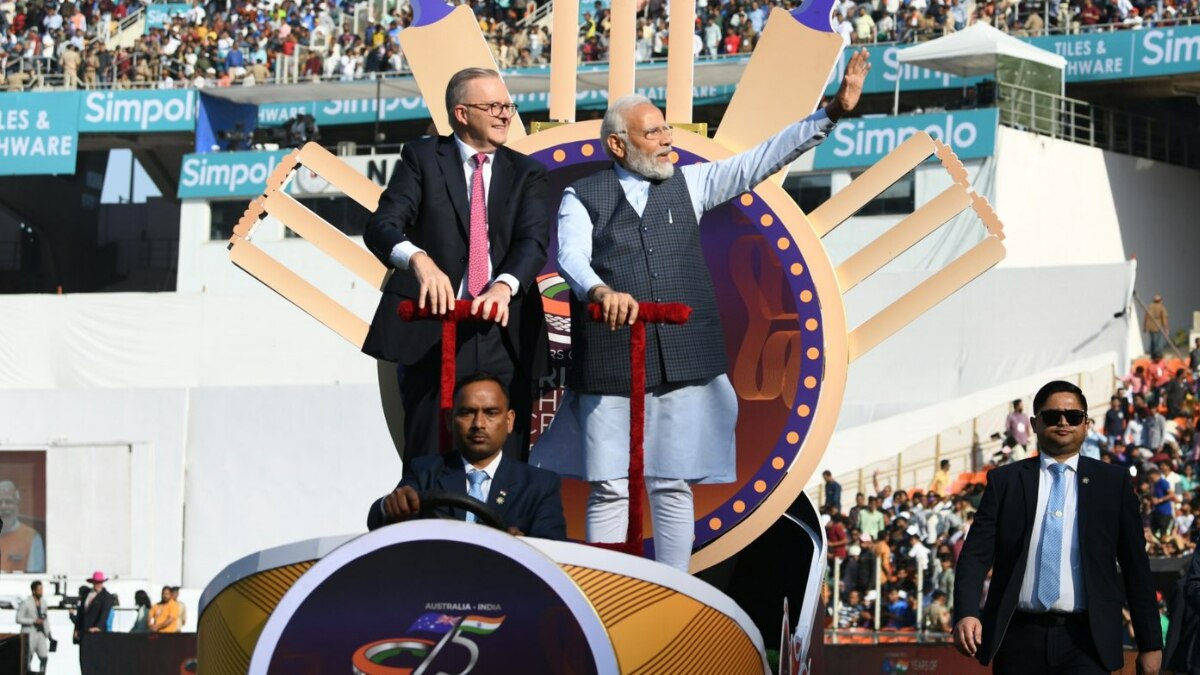 PM Modi, Australian PM Anthony Albanese's Day Out At Ahmedabad Stadium ...