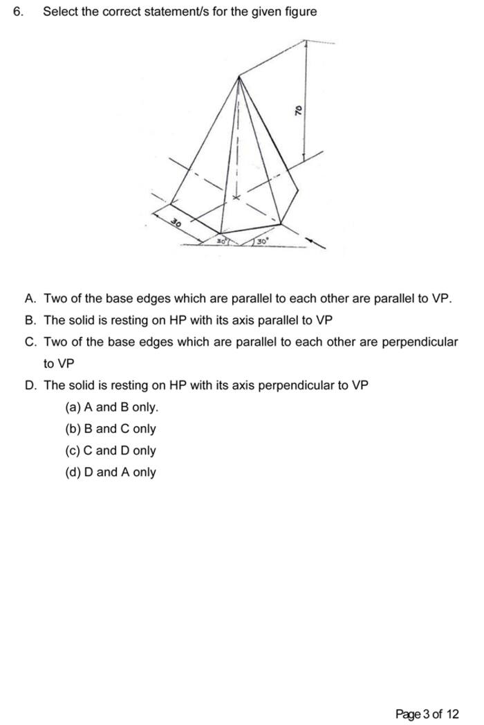 CBSE Class 12 Engineering Graphics Sample Paper 2023-24. See PHOTOS HERE