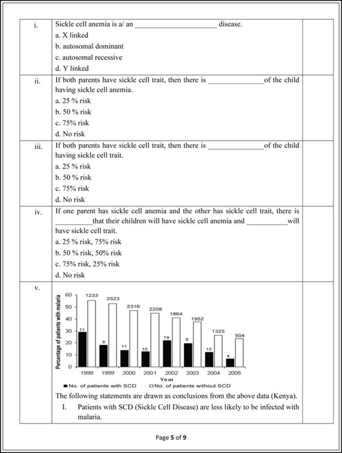 CBSE Class 12 Biology Sample Question Paper 2020-21