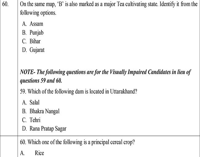 CBSE Class 10th Social Science Sample Question Paper (TERM – I) 2021-22