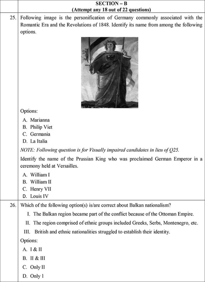 CBSE Class 10th Social Science Sample Question Paper (TERM – I) 2021-22