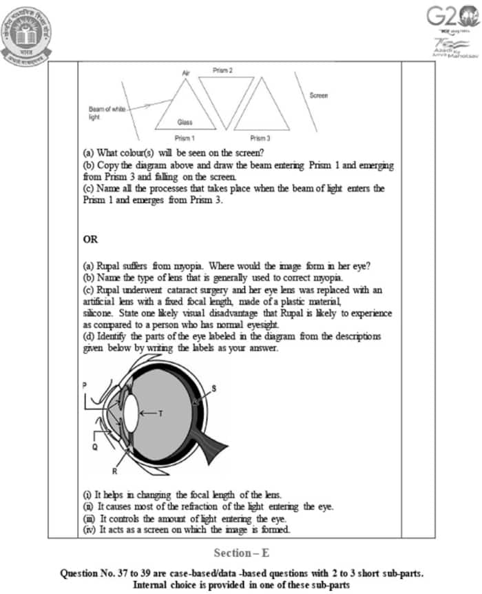 CBSE Class 10 Science Additional Practice Question Papers