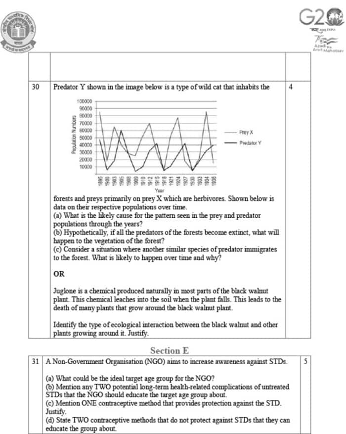 CBSE Class 12 Biology Additional Practice Question Papers 2023–24