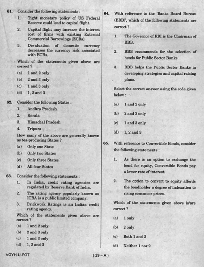 UPSC CSE(Prelims) Exam 2022 General Studies(Paper-I) Question Paper