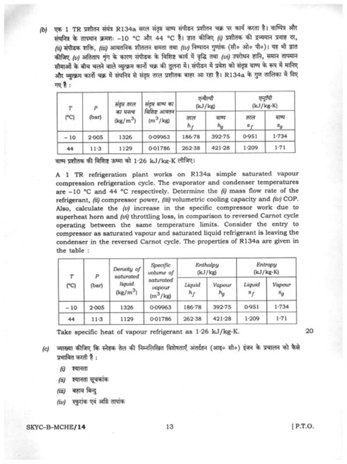 UPSC CSE(Main) 2023 Mechanical Engineering(Paper-II) Question Paper