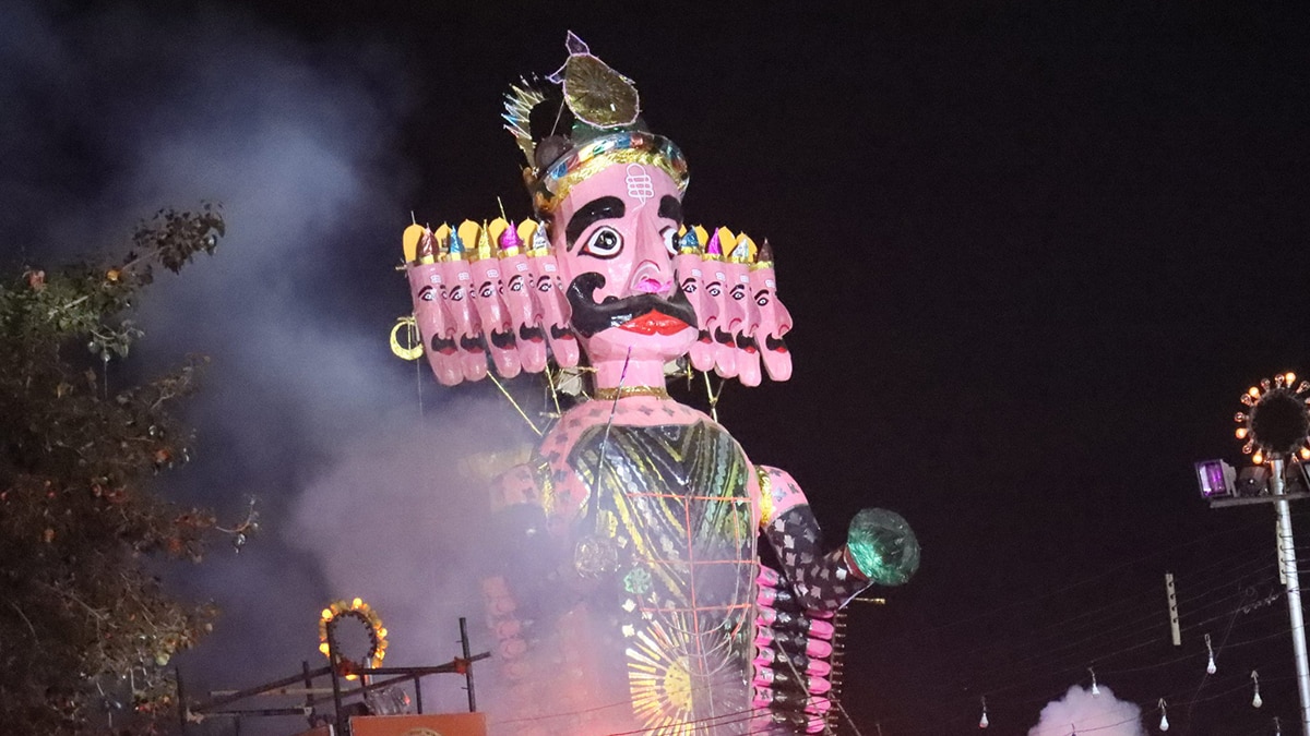 Dussehra Celebrations Conclude With Ravan Dahan | See Photos
