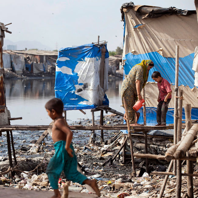 41 million urban Indian residents who must defecate in the open