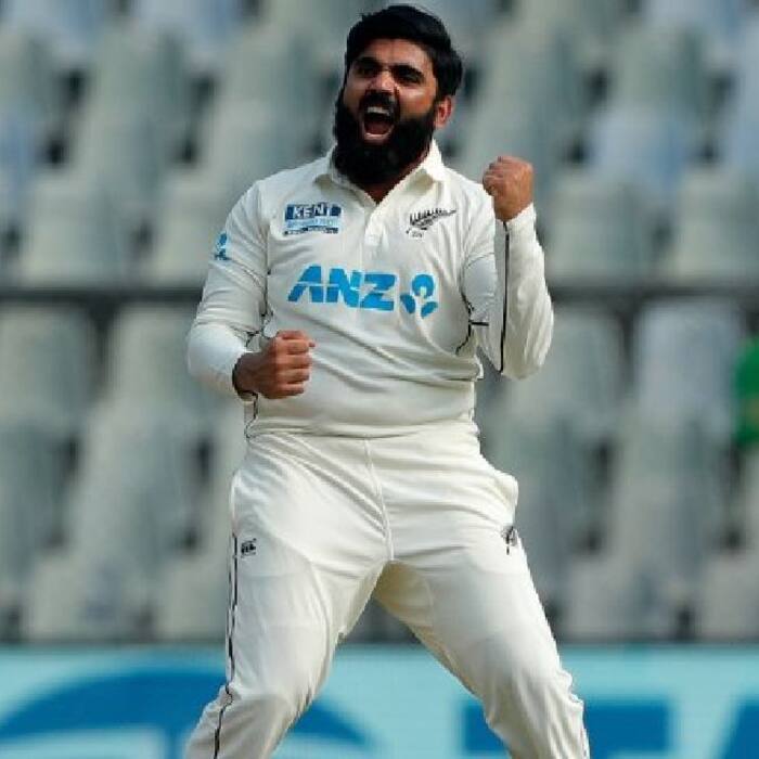 6. Ajaz Patel 36 years 290 days
