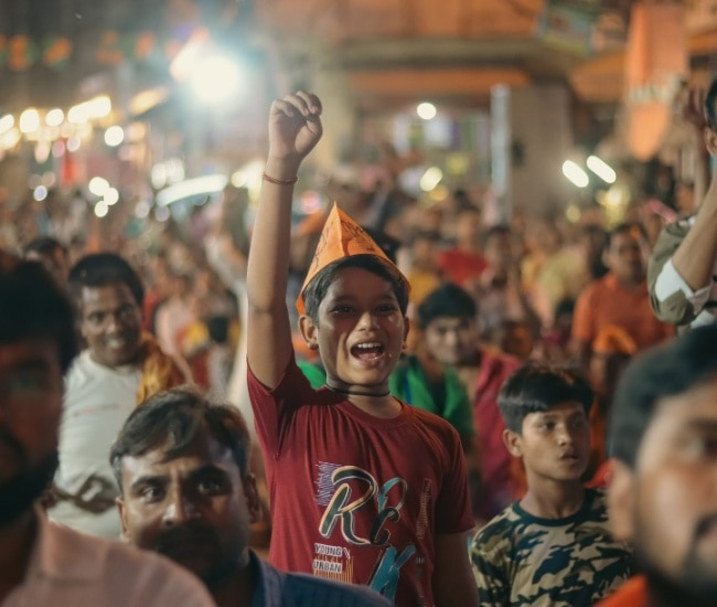 IN PICS - BJP Brings Out Bring Guns In Delhi Campaign Blitz Ahead Of ...