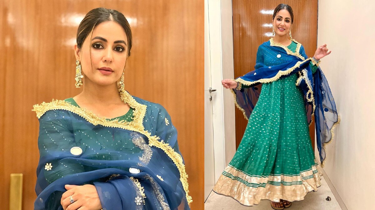 Hina Khan Exudes Glow in Ethnic Wear