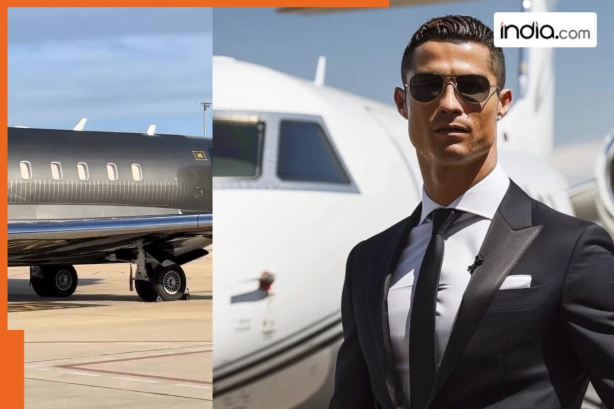 Inside photos of Cristiano Ronaldos's Rs 62500000000 private jet with ...