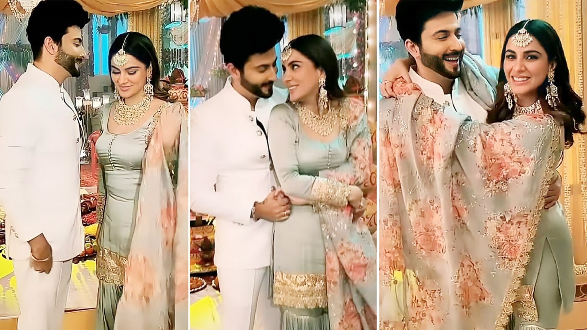 Shraddha Arya – Dheeraj Dhoopar Aka Preeta-Karan Romance on Set of ...