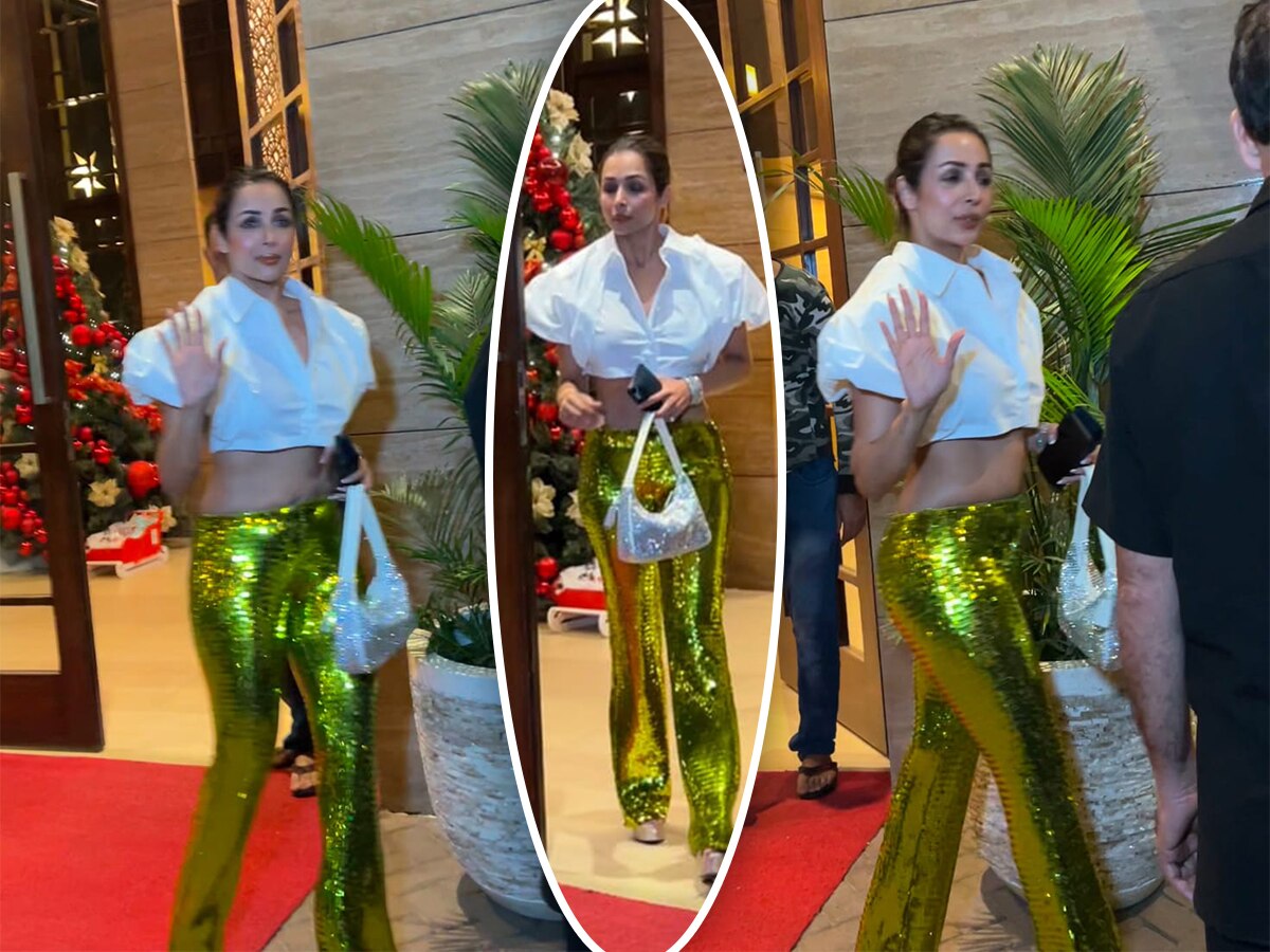 Aren't those golden pants really glamorous?