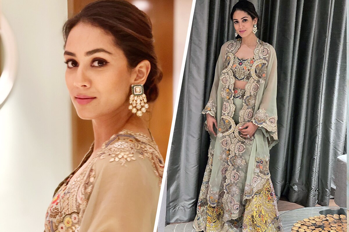 Mira Rajput Looks Ethereal in a Contemporary Lehenga by Anamika Khanna ...