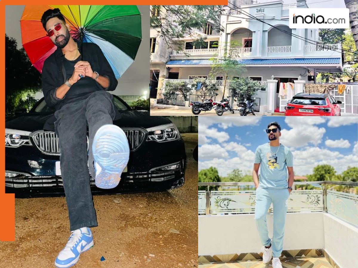 Inside photos of Mohammed Siraj’s luxurious new mansion in Hyderabad ...