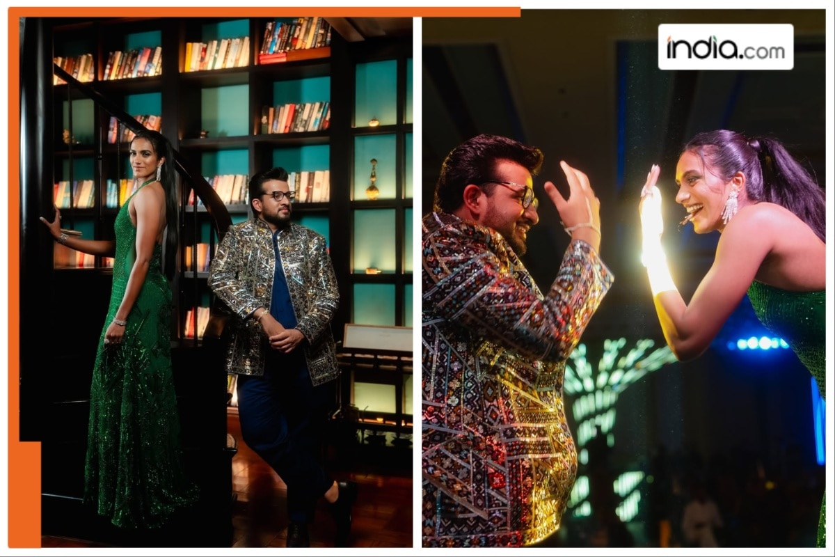 PV Sindhu dazzles in emerald-green gown on COCKTAIL night, know all ...