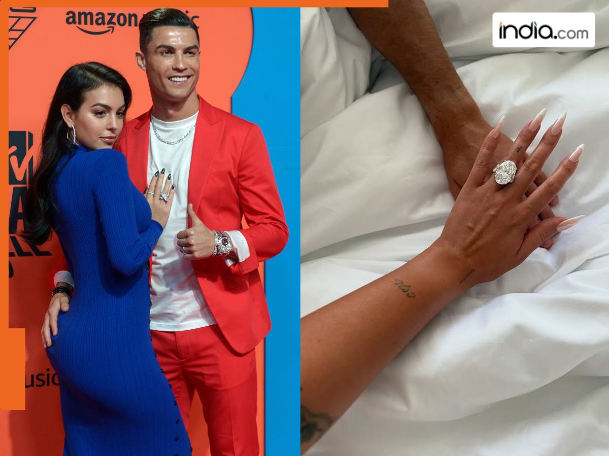 Ronaldo gets engaged to long time girlfriend Georgina Rodriguez, gifts her a diamond ring, worth ...