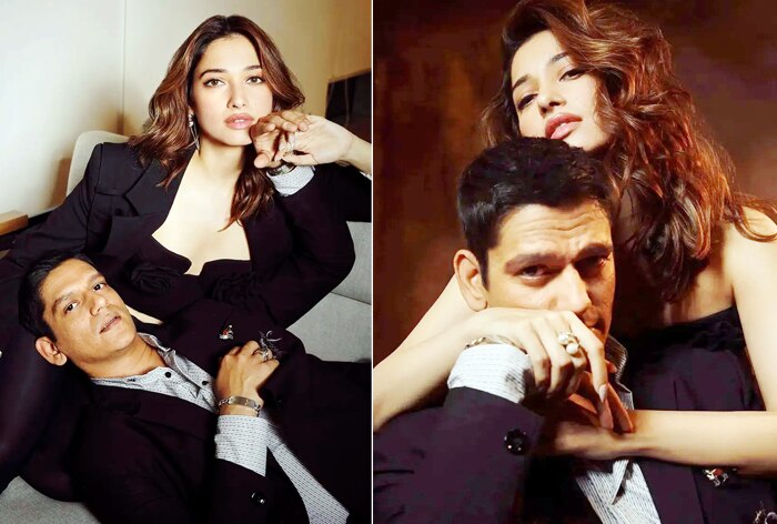 Tamannaah Bhatia-VIjay Varma Set Couple Goals as They Twin in Black, Pics