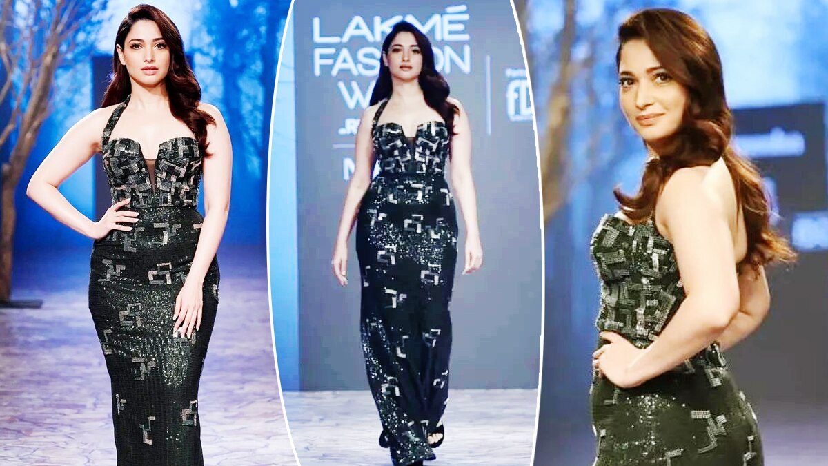 Tamannaah Bhatia Flaunts Her Svelte Figure in Green Bodycon Gown With ...