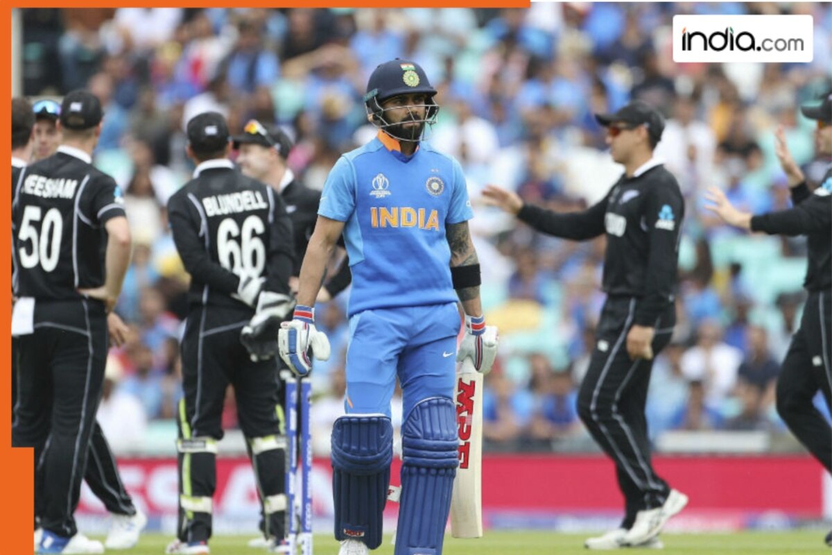 Team India record vs New Zealand in ICC Knockout matches