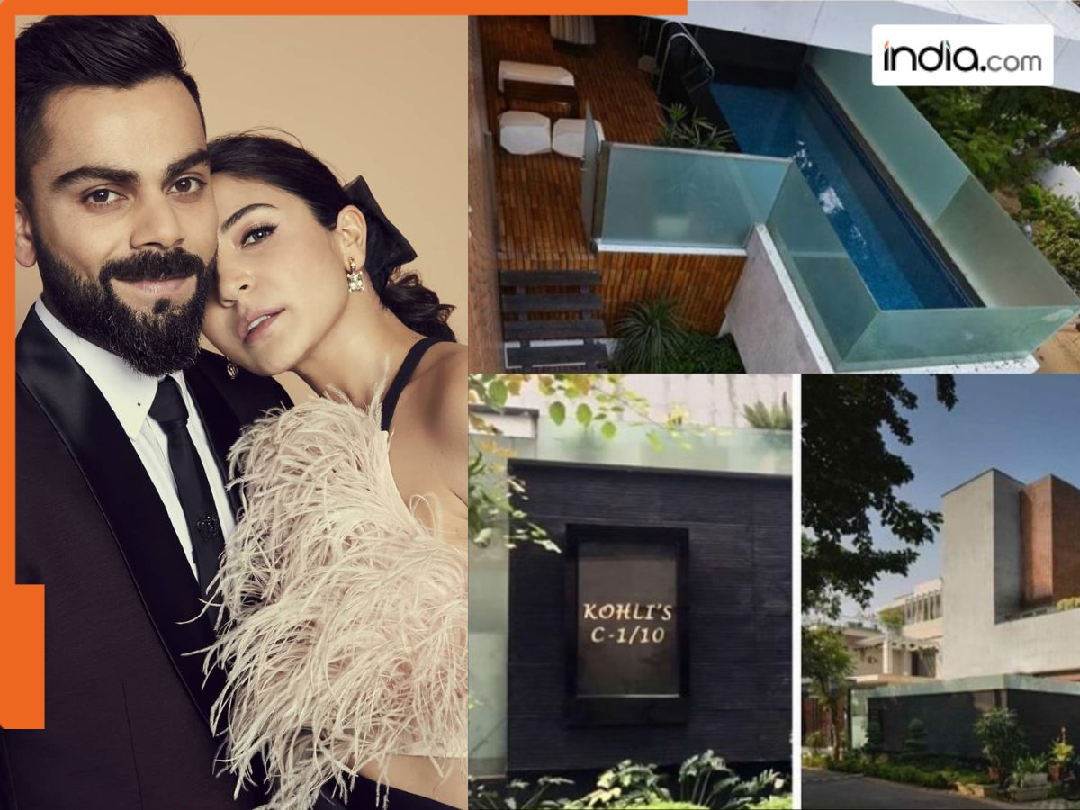 Inside photos of Virat Kohli and Anushka Sharma's luxurious bungalow, it has a hanging pool, it ...