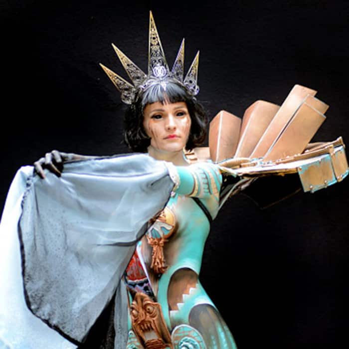 An amazing body painting by artist Lymari Millot at World Body Painting ...