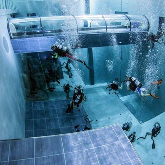 Thrilling pics of world’s deepest swimming pool ‘Y-40, The Deep Joy’ in ...