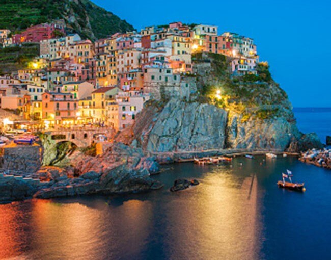 A majestic view of Manarola in Italy
