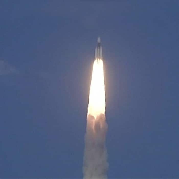 PICS: ISRO launches heaviest rocket GSLV Mark-3 at the Sriharikota ...