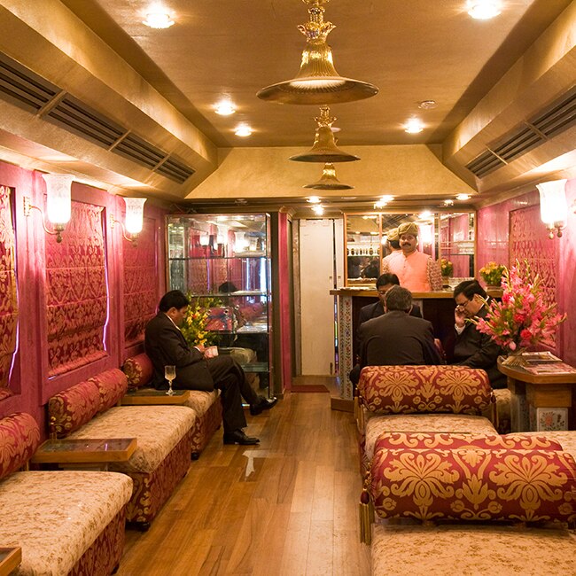 A view of Maharajas' Express train