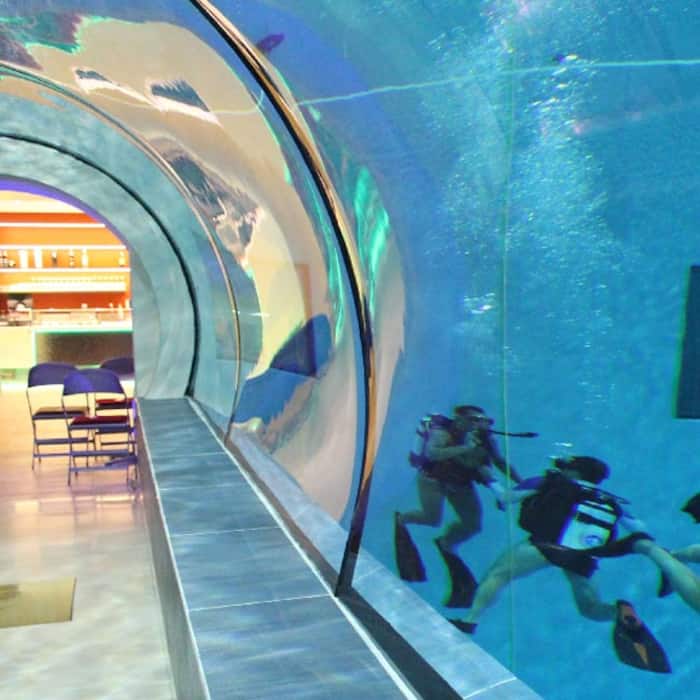 Thrilling pics of world’s deepest swimming pool ‘Y-40, The Deep Joy’ in ...
