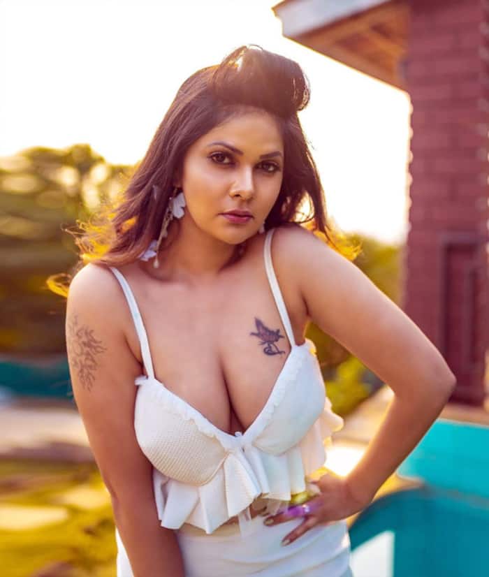 Aabha Paul Goes Bold in White Dress