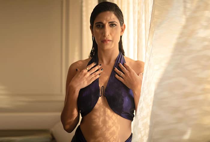 Aahana Kumra Stuns in Hot Purple Thigh-High-Slit Dress | PHOTOS