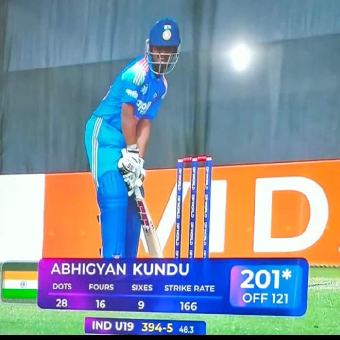 6, 6, 6, 6, 6, 6, 6, 6, 6... 209 in 125 balls, 9 sixes, 17 fours, star India cricketer wrecks ...