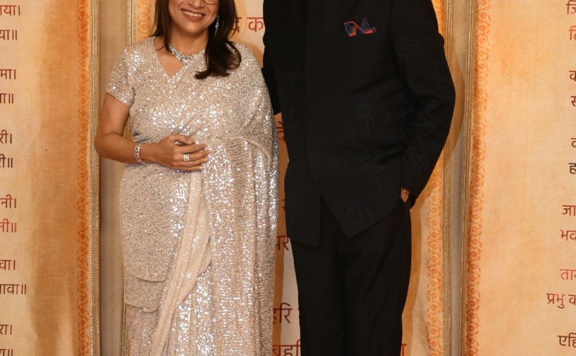 Actor Boman Irani with his wife Zenobia Irani, walks the red carpet at ...