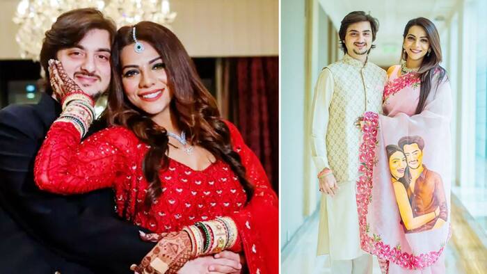 Aditya Kapadia- Tanvi Thakkar Wedding: Actor Wears Pink Saree With ...