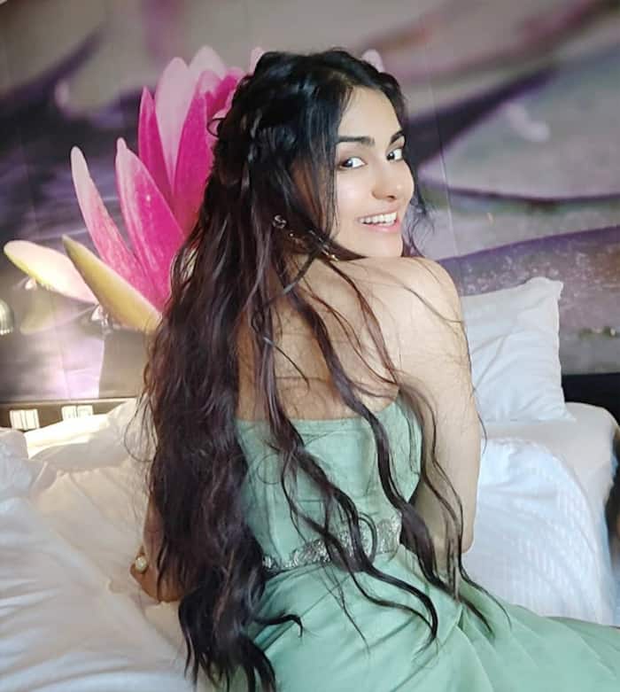 Adah Sharma Wears Thigh-High Slit Dress And Looks Absolutely Mesmerising!