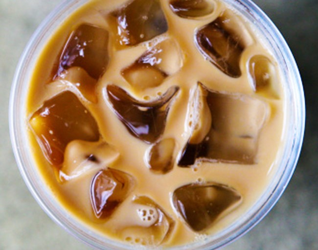 Add ice to your coffee to reduce calories