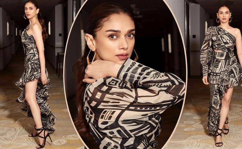 Aditi Rao Hydari Exudes Sultriness in Hot Off-Shoulder High-Slit Dress ...