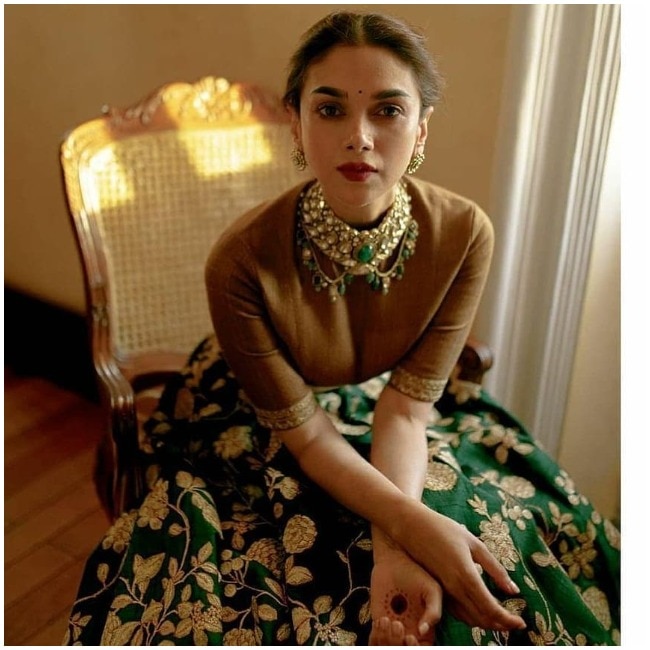Aditi Rao Hydari mesmerises in her new bridal look by Sabyasachi