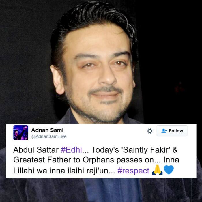 Celebs mourn death of Humanitarian Abdul Sattar Edhi