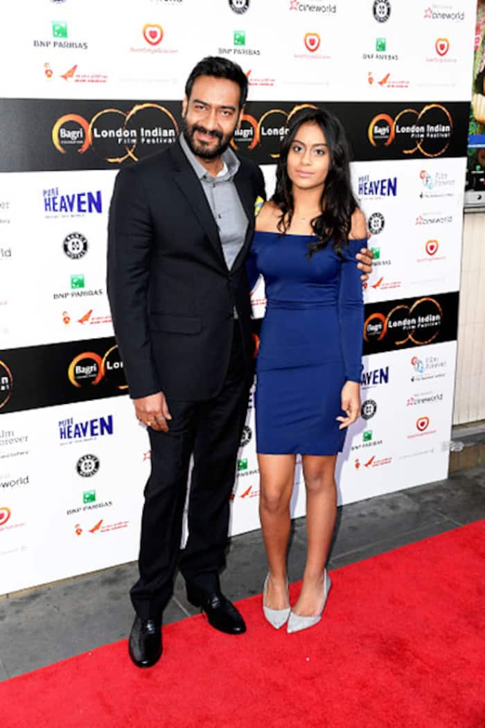 Actor Ajay Devgn attends London Film Festival with daughter Nysa, see pics