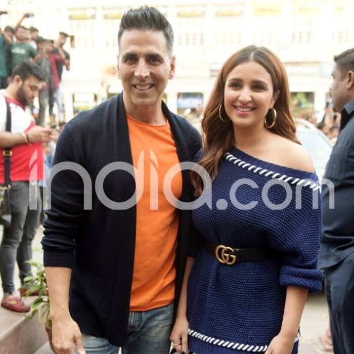 Akshay Kumar And Parineeti Chopra Promote Their Next Film Kesari in Delhi
