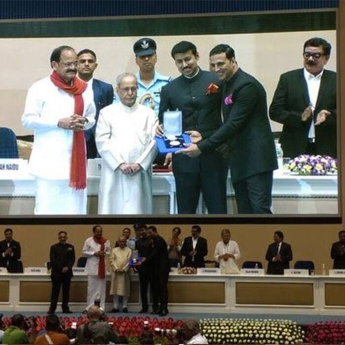 IN PICS: Akshay Kumar, Sonam Kapoor honored with National Film Awards ...