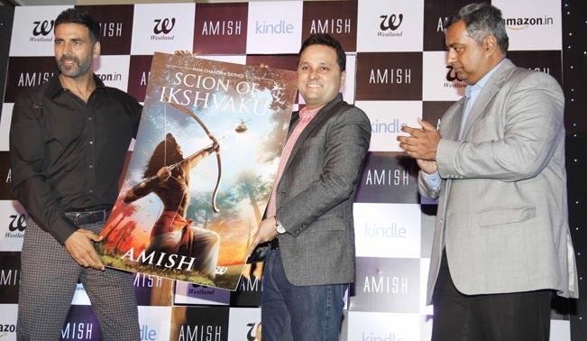 Amish Tripathi during launch of his new book cover