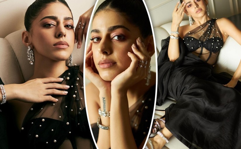 Alaya F Dazzles And Spreads Her Magic in Black Beaded Long Dress - SEE PICS