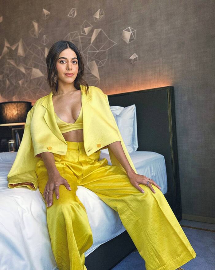 Alaya Furniturewala Raises Mercury in Hot Yellow Co-Ord Set - See Viral Photos