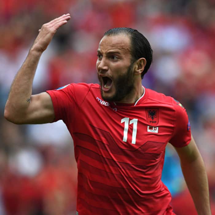 Albania’s Shkelzen Gashi during UEFA Euro 2016 Group A match
