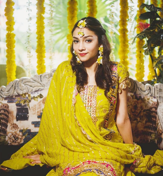 Alfia Jaffry's wedding look: From golden suit to red lehenga