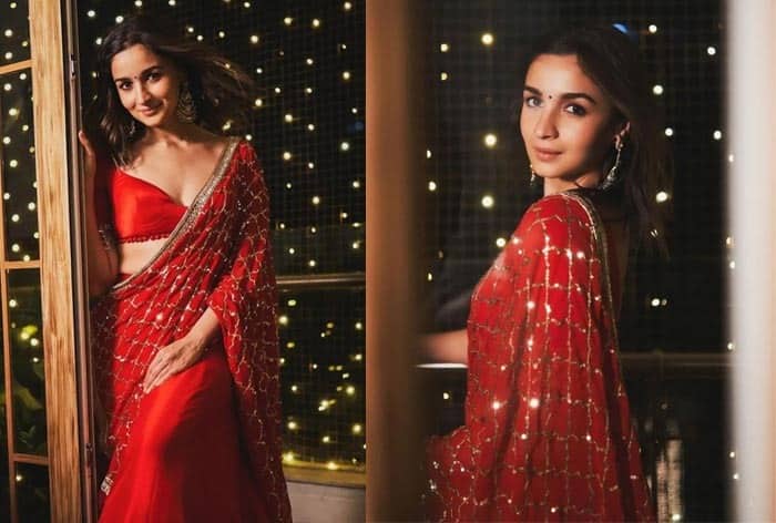 Alia Bhatt Channels 'Rani Chatterjee' Vibes in Stunning Red Lehenga ...
